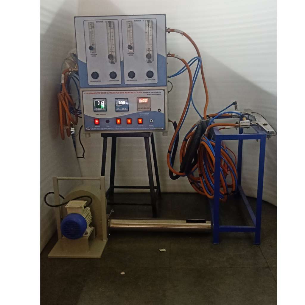 Fire Retardant Test Apparatus for Bunched Cables - lalith.net
