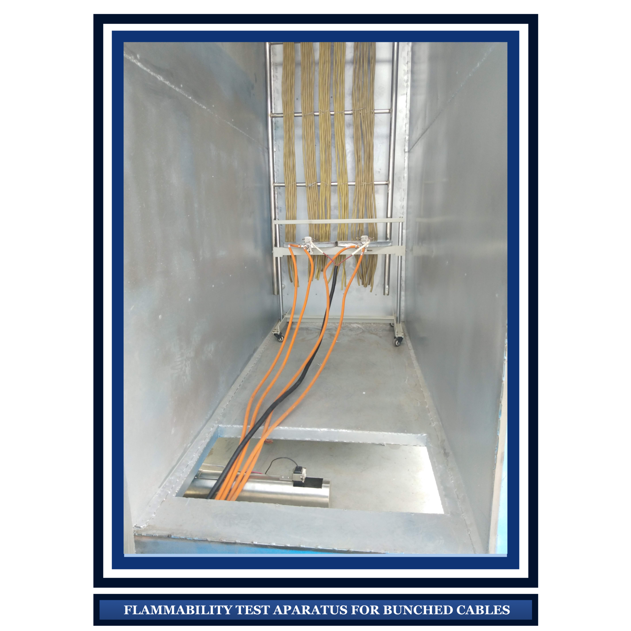 Fire Retardant Test Apparatus for Bunched Cables - lalith.net